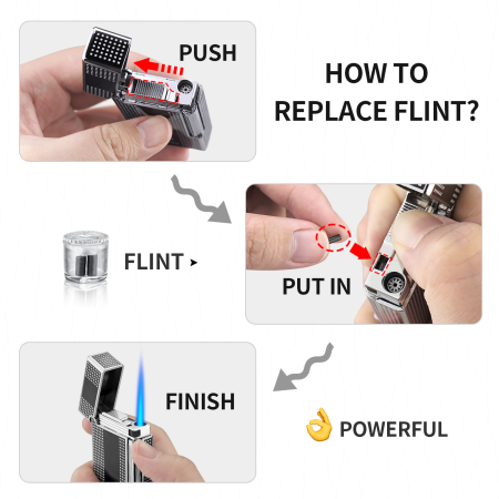 Luigi Ricci "Cohiba" jet lighter by Derui